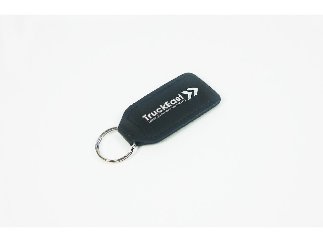 Large Rectangular Shaped Leather Medallion Key Fob - MoJo Promotions