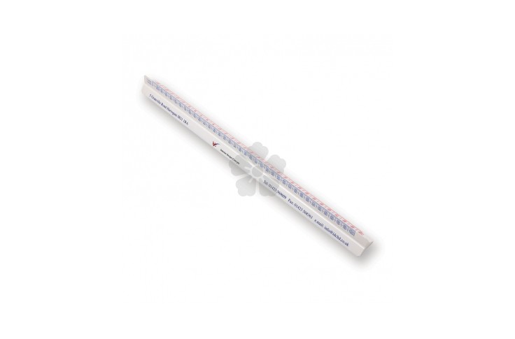 Promotional 12 inch / 300mm Triangular Scale Rule, Personalised by MoJo ...