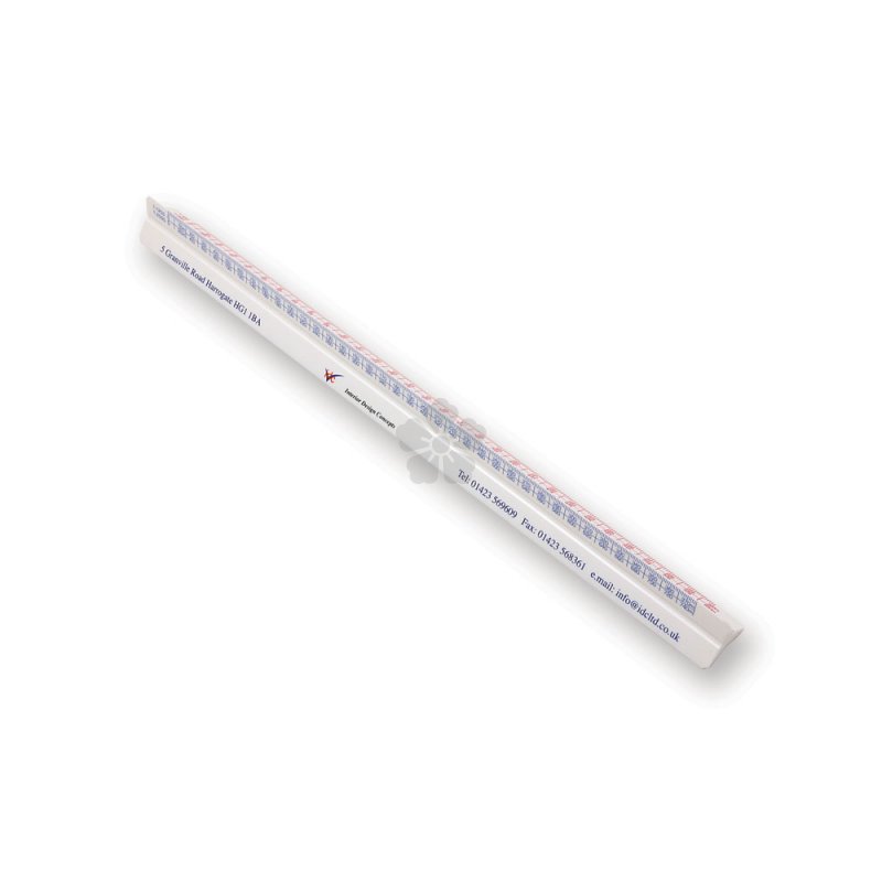 Promotional 12 inch / 300mm Triangular Scale Rule, Personalised by MoJo ...