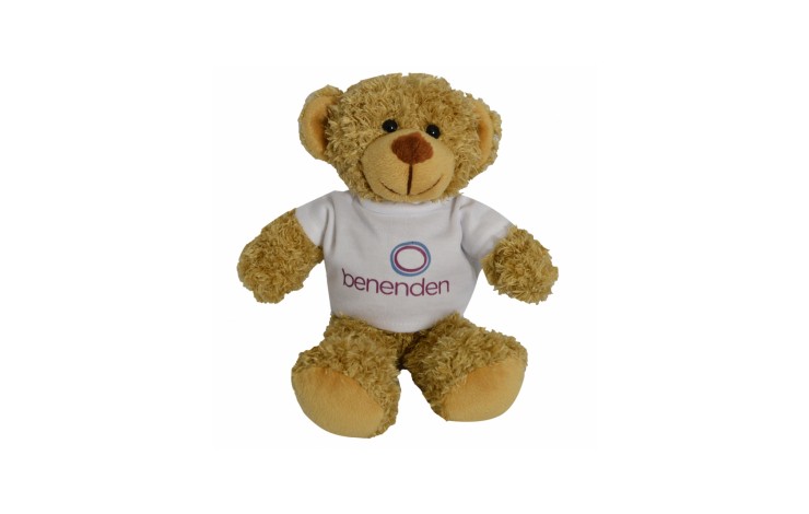 Promotional 20cm Harrison Bear with T-Shirt, Personalised by MoJo ...