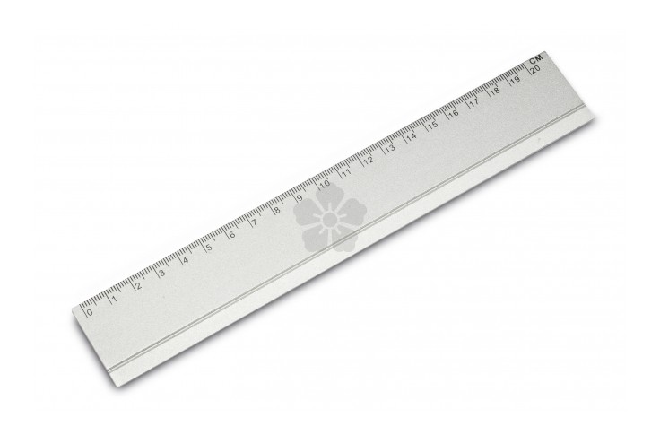 Promotional 20cm Metal Ruler, Personalised by MoJo Promotions