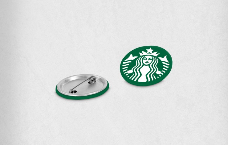 Promotional 25mm Button Badge, Personalised by MoJo Promotions