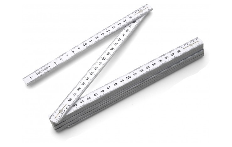 Promotional 2m Folding Plastic Ruler, Personalised by MoJo Promotions