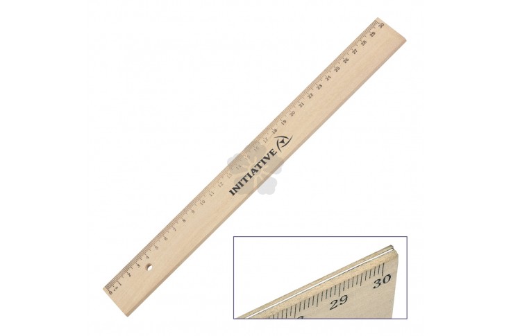 Promotional 30cm Wooden Ruler, Personalised by MoJo Promotions