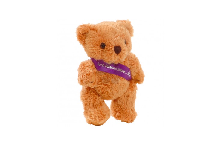 Promotional 5 inch Rusty Bear with Sash, Personalised by MoJo Promotions