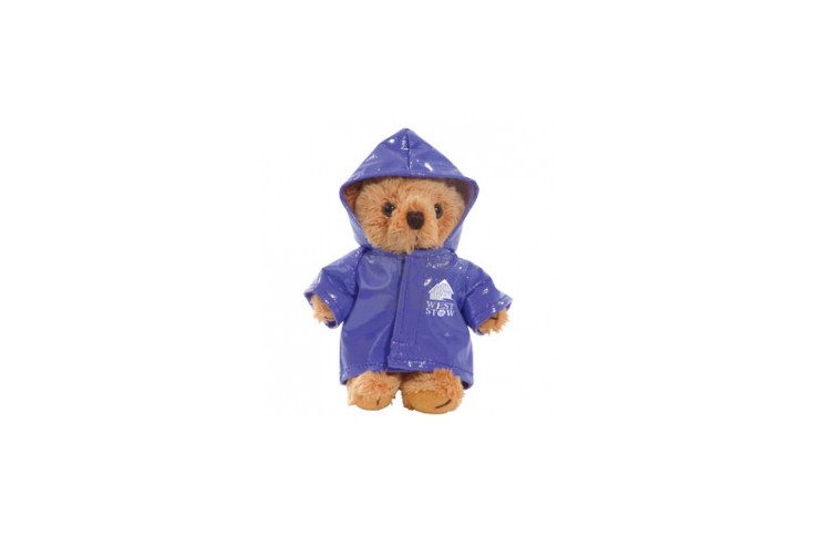 Promotional 5" Rusty Bear with Coat, Personalised by MoJo Promotions