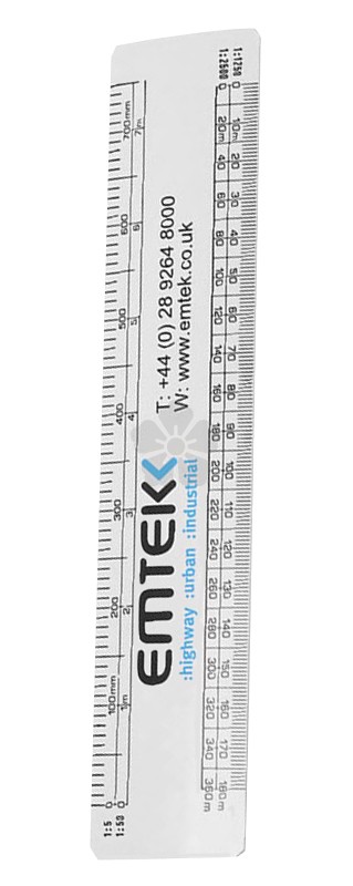 Promotional 6 inch / 150mm Architects Scale Rule, Personalised by MoJo ...