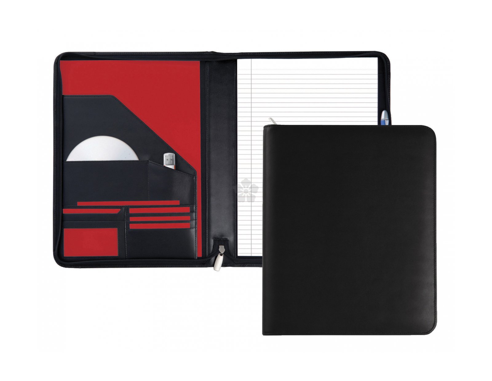 Promotional A4 Zip Round Folder, Personalised by MoJo Promotions