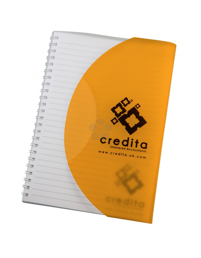 Promotional A5 Curve Notebook, Personalised by MoJo Promotions