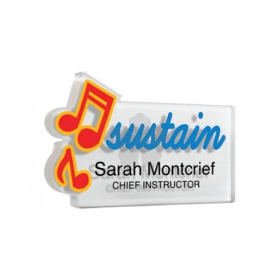 Promotional Acrylic Personalised Name Badges, Personalised by MoJo ...