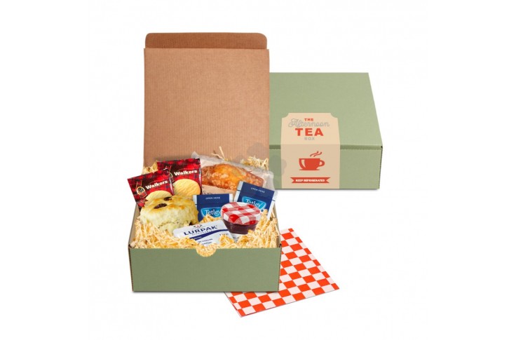 Promotional Afternoon Tea in a Box, Personalised by MoJo Promotions