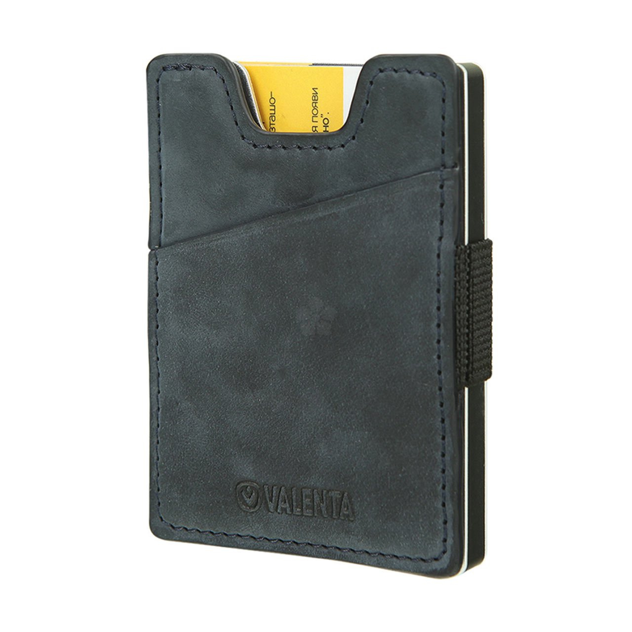 Promotional Aluminium and Leather RFID Card Case, Personalised by MoJo ...