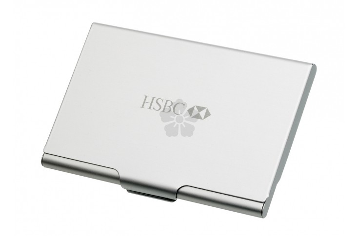 Promotional Aluminium Card Case, Personalised by MoJo Promotions
