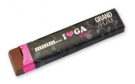 Promotional Chunky 50g Chocolate Bar, Personalised by MoJo Promotions