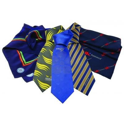 Promotional Custom Made Ties and Scarves, Personalised by MoJo Promotions