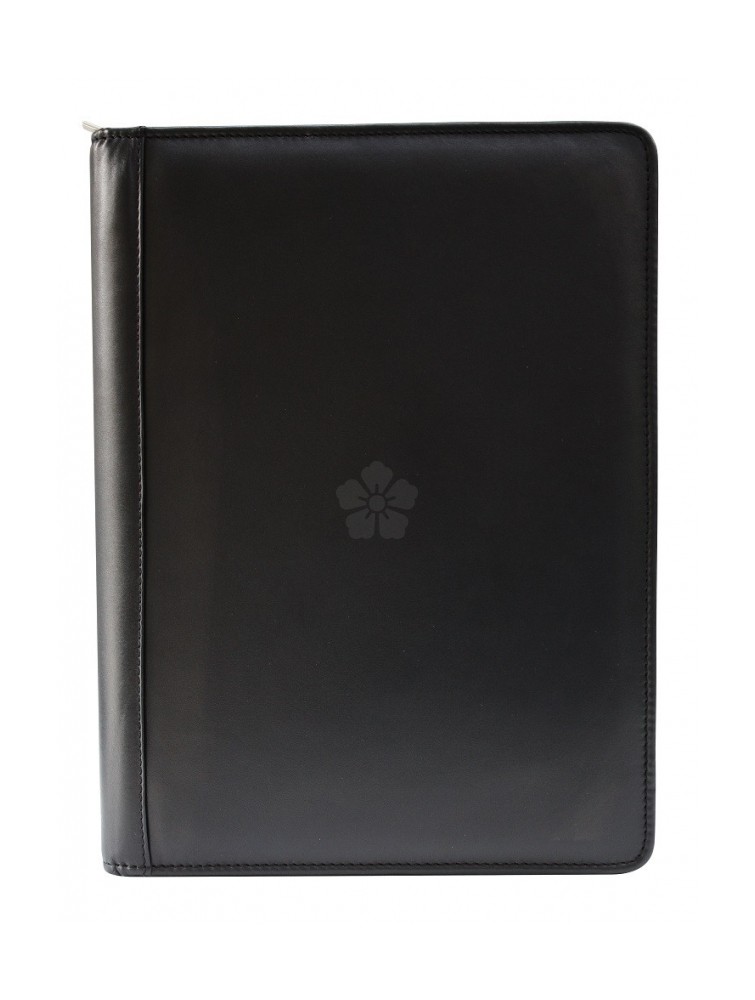 Promotional Darley Leather Deluxe A4 Zipped Folder, Personalised by ...