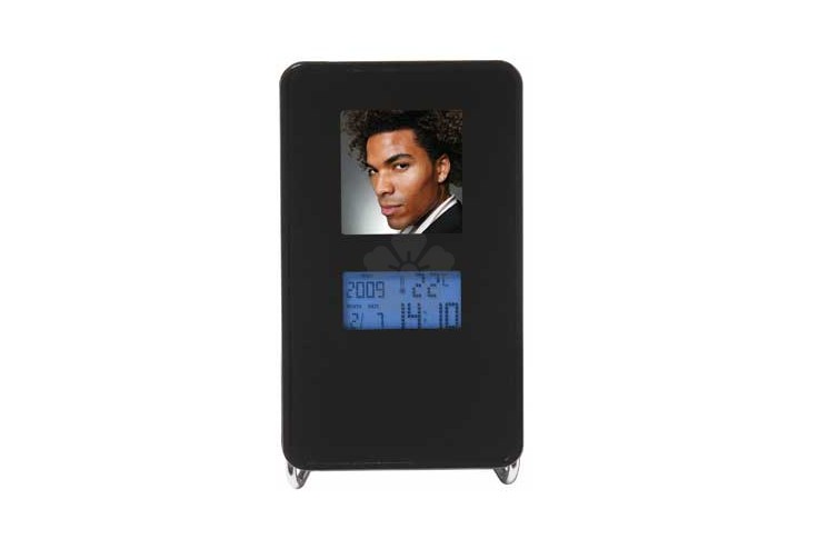 Promotional Desk Clock Digital Picture Frame, Personalised by MoJo ...