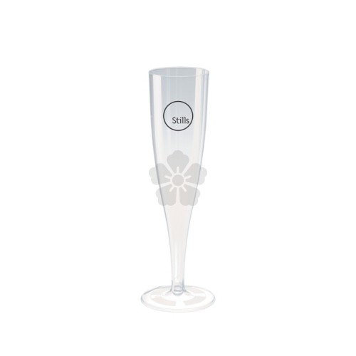 Promotional Disposable Plastic Champagne Glasses Personalised By Mojo Promotions