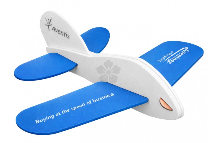 Promotional Foam Plane Large, Personalised by MoJo Promotions