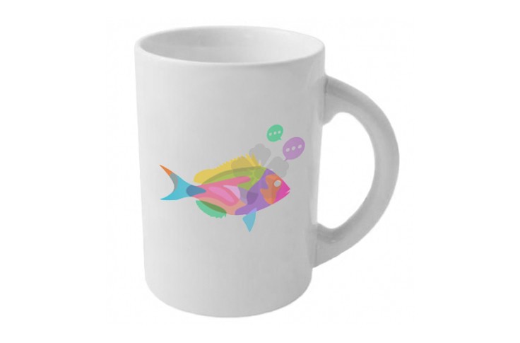 Promotional Dye Sub Can Mug, Personalised by MoJo Promotions