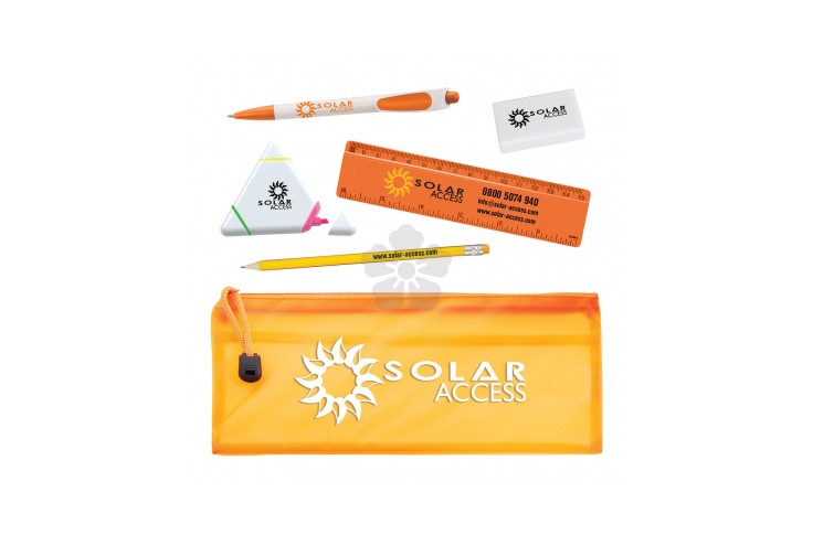 Promotional Essential Pencil Case Set, Personalised by MoJo Promotions