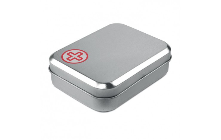 Promotional First Aid Tin, Personalised by MoJo Promotions