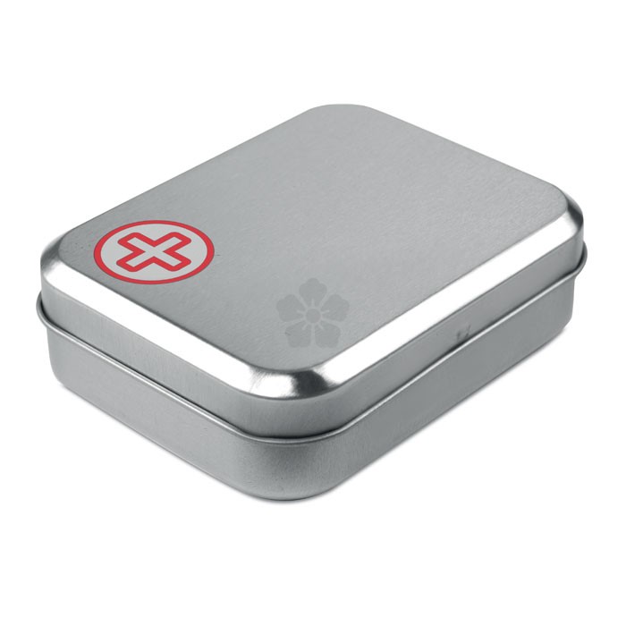 Promotional First Aid Tin, Personalised by MoJo Promotions