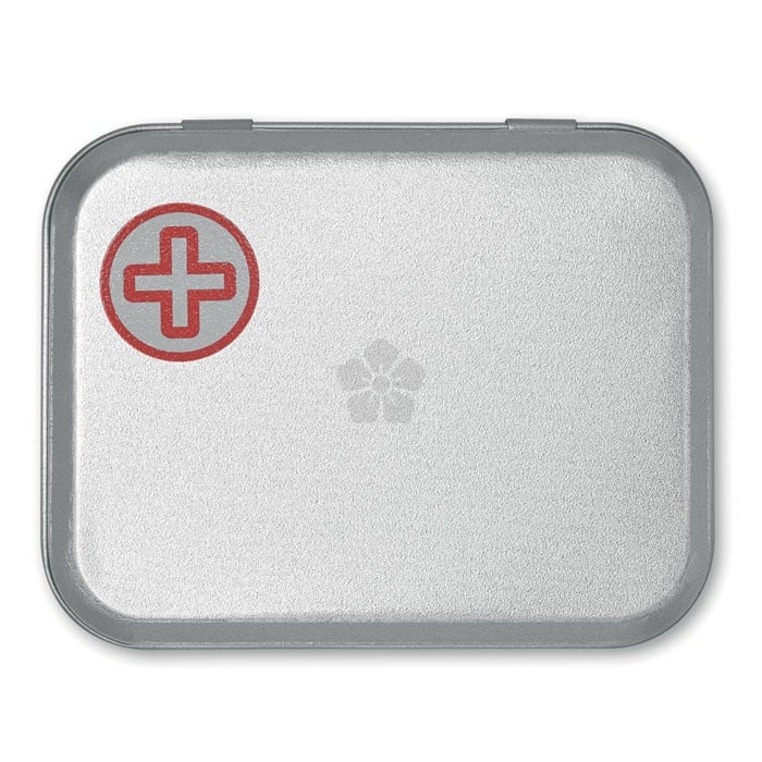 Promotional First Aid Tin, Personalised by MoJo Promotions