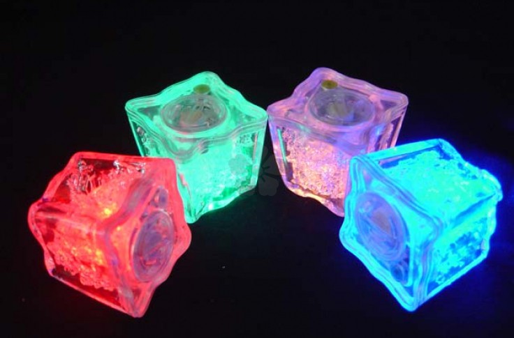 Promotional Flashing Reusable Ice Cubes, Personalised by MoJo Promotions