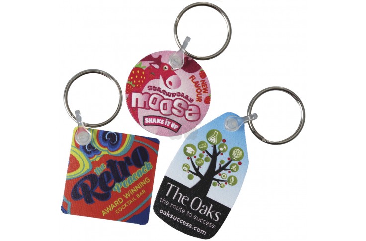 Promotional Foam-Tuff Keyrings, Personalised by MoJo Promotions