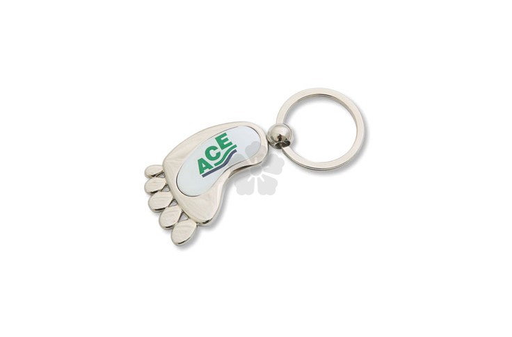 Promotional Foot Keyring, Personalised by MoJo Promotions