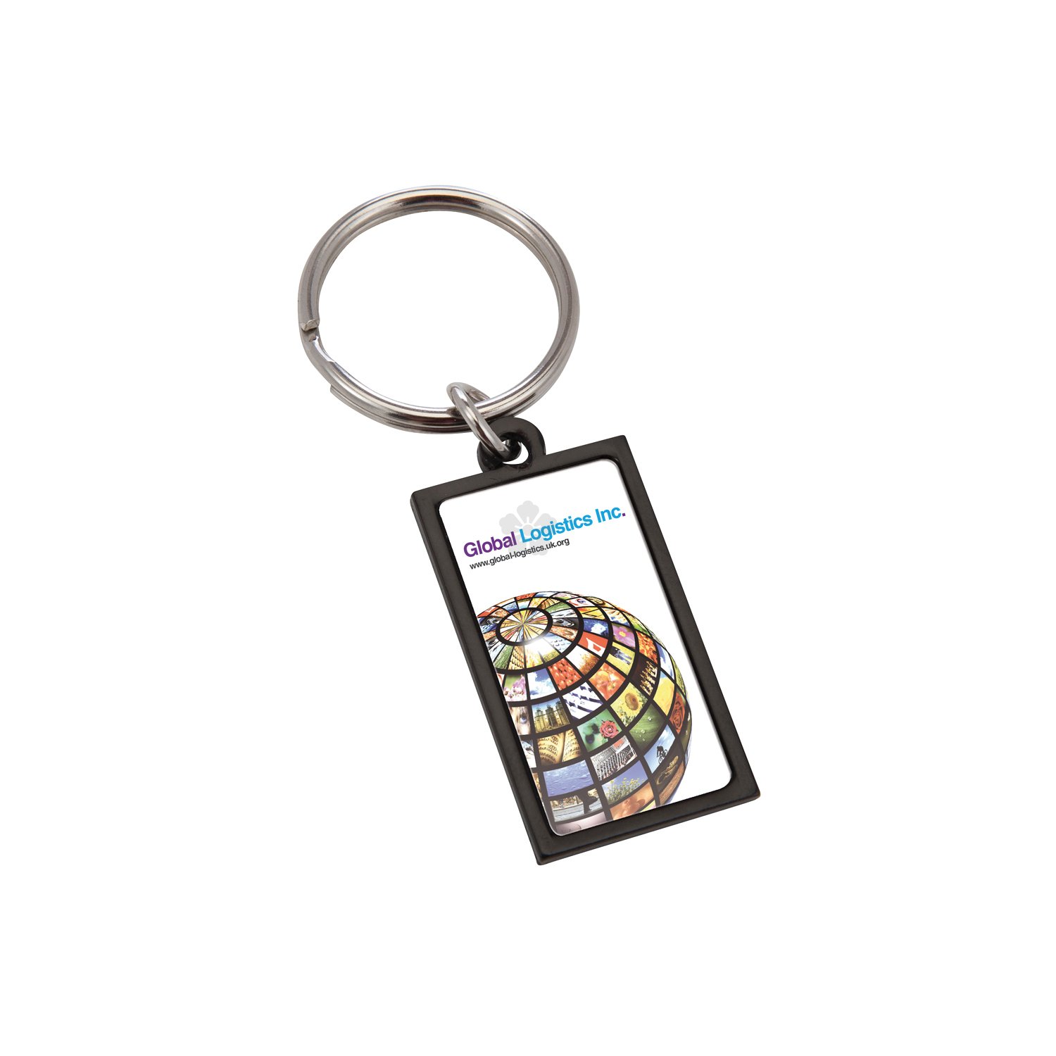 Promotional Full Colour Metal Keyring, Personalised by MoJo Promotions