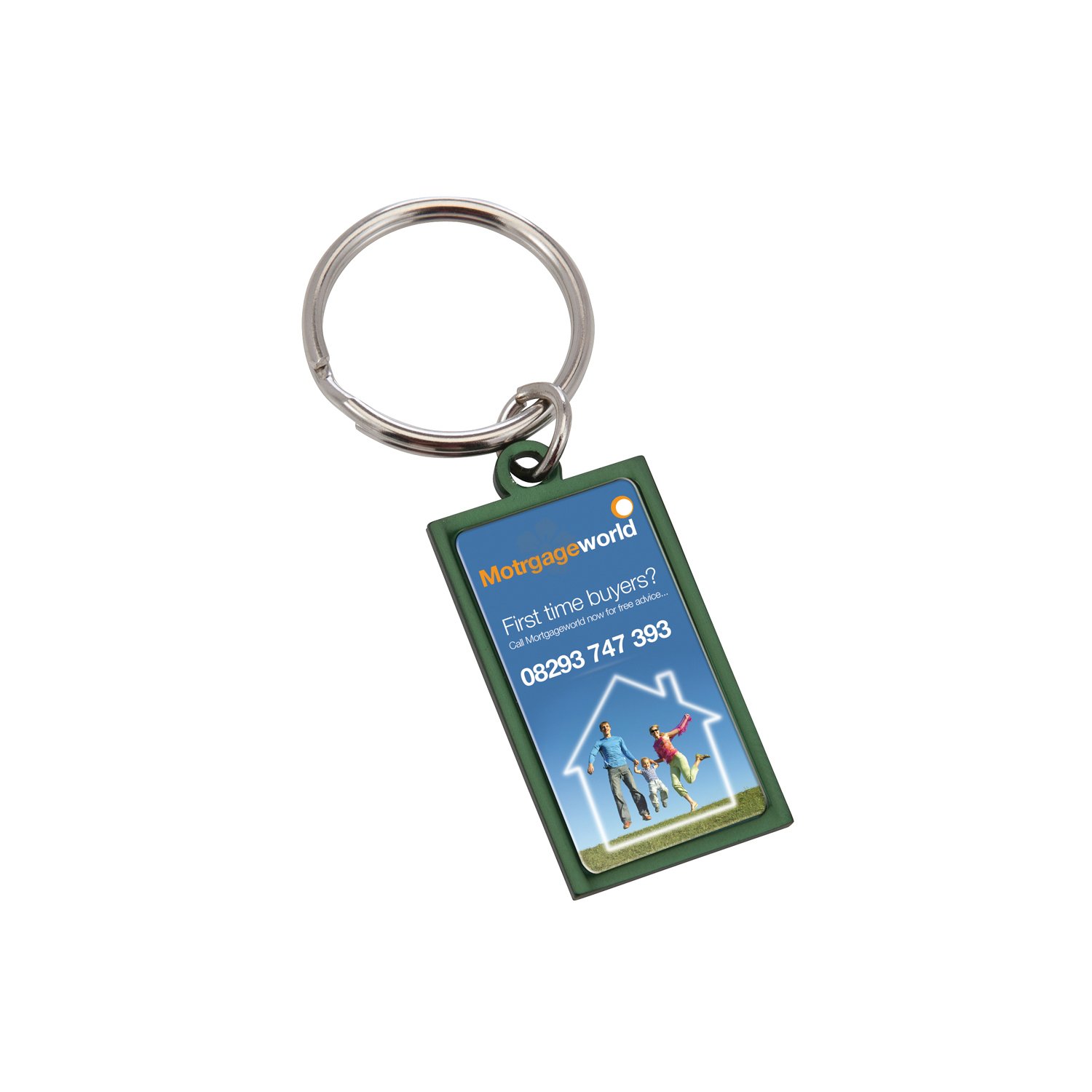 Promotional Full Colour Metal Keyring, Personalised by MoJo Promotions