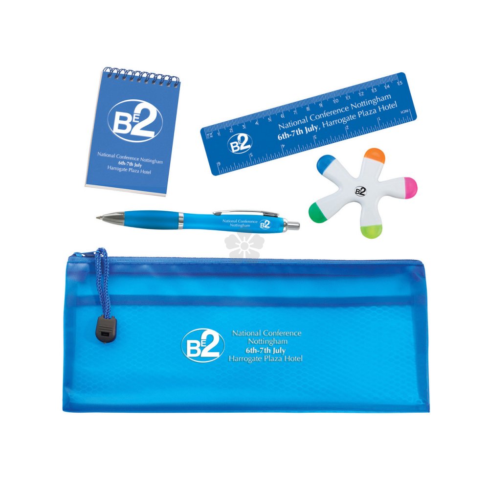 Promotional Funky Pencil Case Set, Personalised by MoJo Promotions