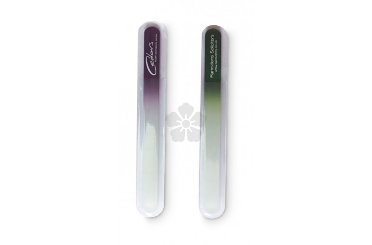 Promotional Glass Nail File, Personalised by MoJo Promotions