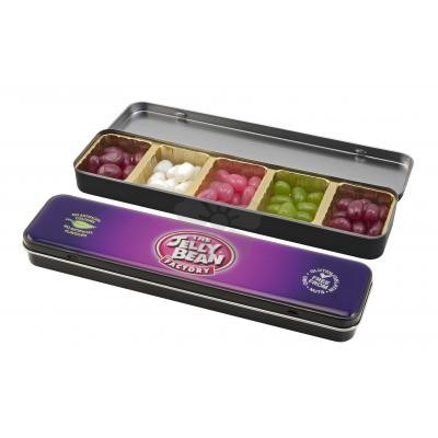 Promotional Jelly Bean Factory Slim Tin, Personalised by MoJo Promotions