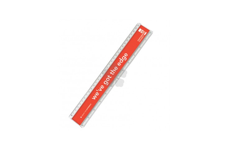 Promotional 12" / 30cm Insert Ruler, Personalised by MoJo Promotions