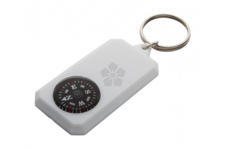Promotional Key holder with Compass, Personalised by MoJo Promotions