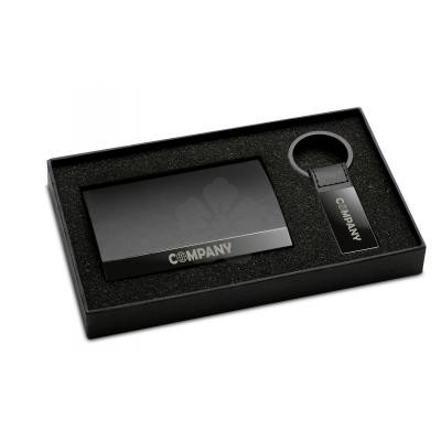 Promotional Keyring and Business Card Holder Set, Personalised by MoJo ...