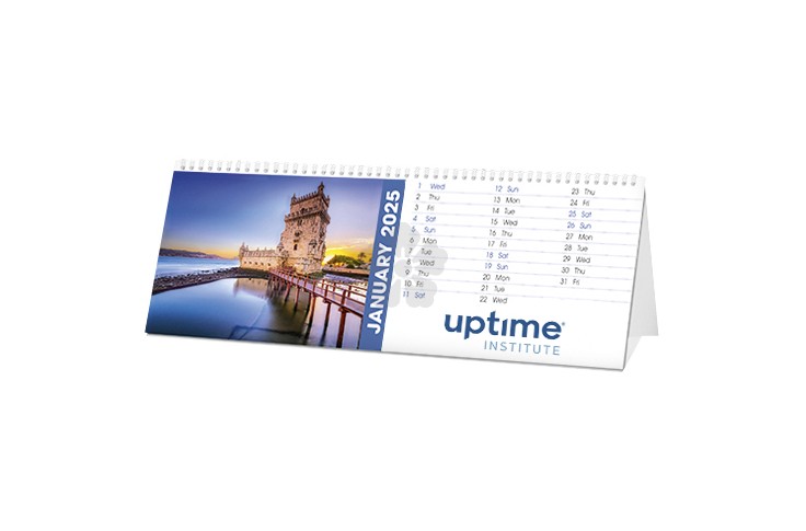 Promotional Landscape Desk Calendar, Personalised by MoJo Promotions