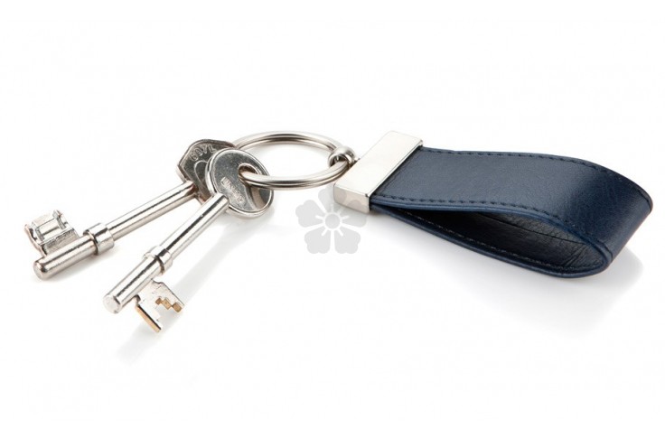 Promotional Large Leather Key Fob, Personalised by MoJo Promotions