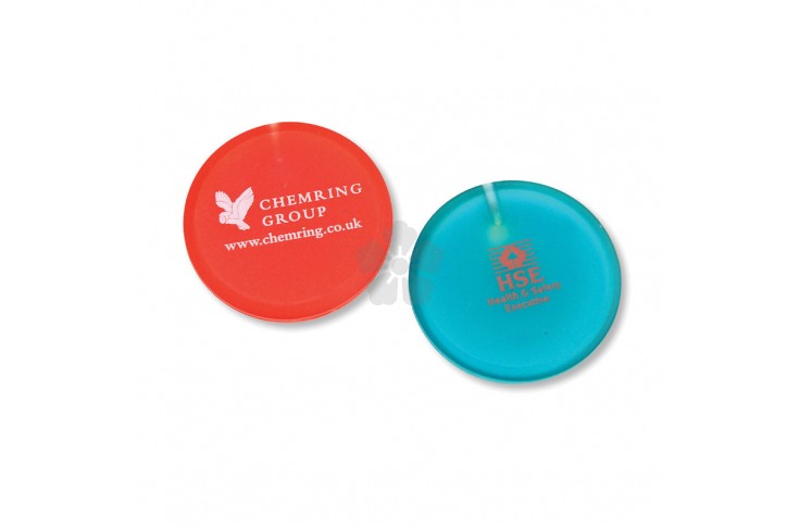 Promotional LED Glow Badge, Personalised by MoJo Promotions
