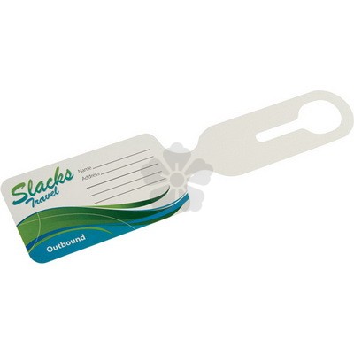 Promotional Tyvek Luggage Tags, Personalised by MoJo Promotions