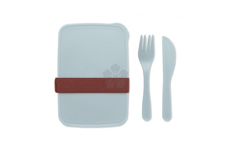 Promotional Lunch box and cutlery set, Personalised by MoJo Promotions