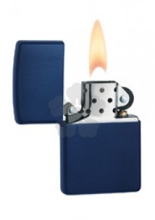 Promotional Matte Navy Blue Zippo Lighter, Personalised by MoJo Promotions