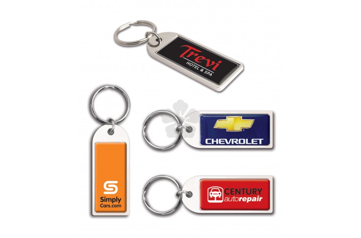 Promotional Metal Arch Keyring, Personalised by MoJo Promotions