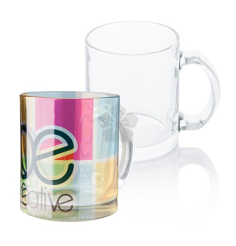 Promotional Milton Glass Dye Sub Mug, Personalised by MoJo Promotions