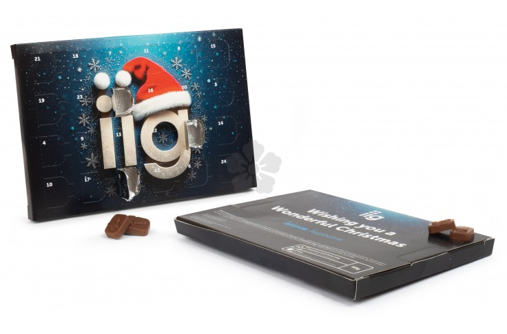 Promotional Mini Eco Advent Calendar, Personalised by MoJo Promotions