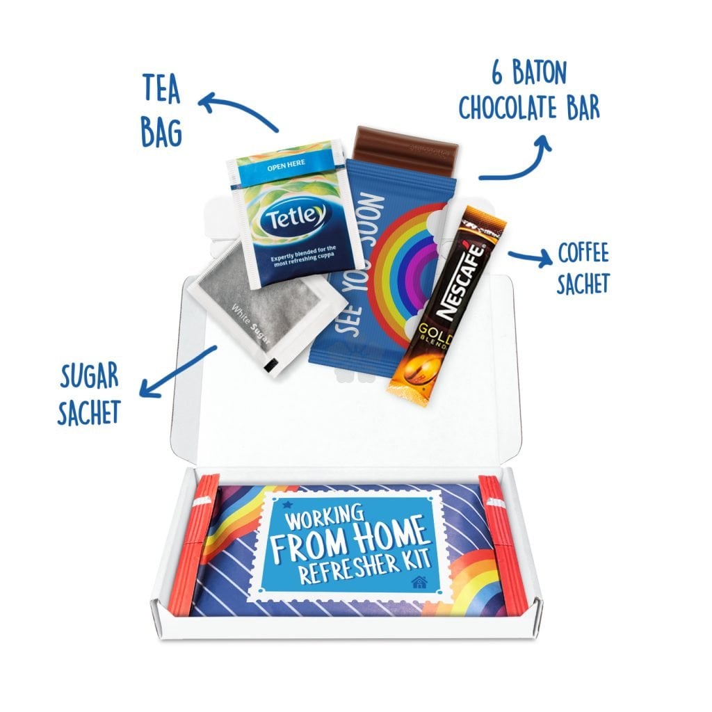 Promotional Morale Booster Gift Box, Personalised by MoJo Promotions