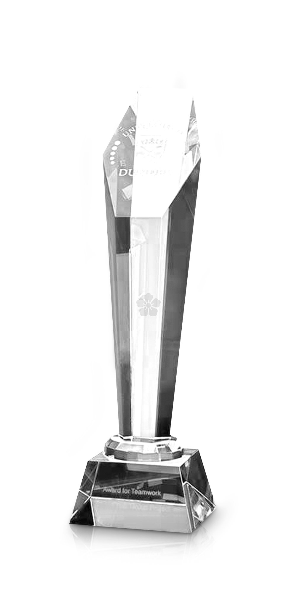 Promotional Optical Crystal Hexagon Column Award, Personalised by MoJo ...